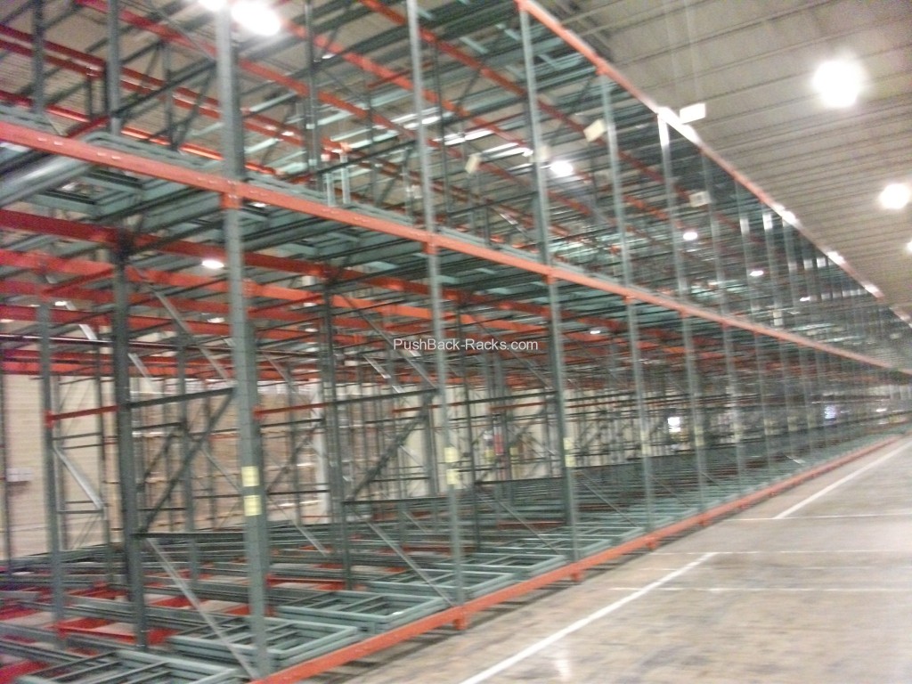 Going Fast – 4 Deep Pushback Racking | Pushback Racks.com